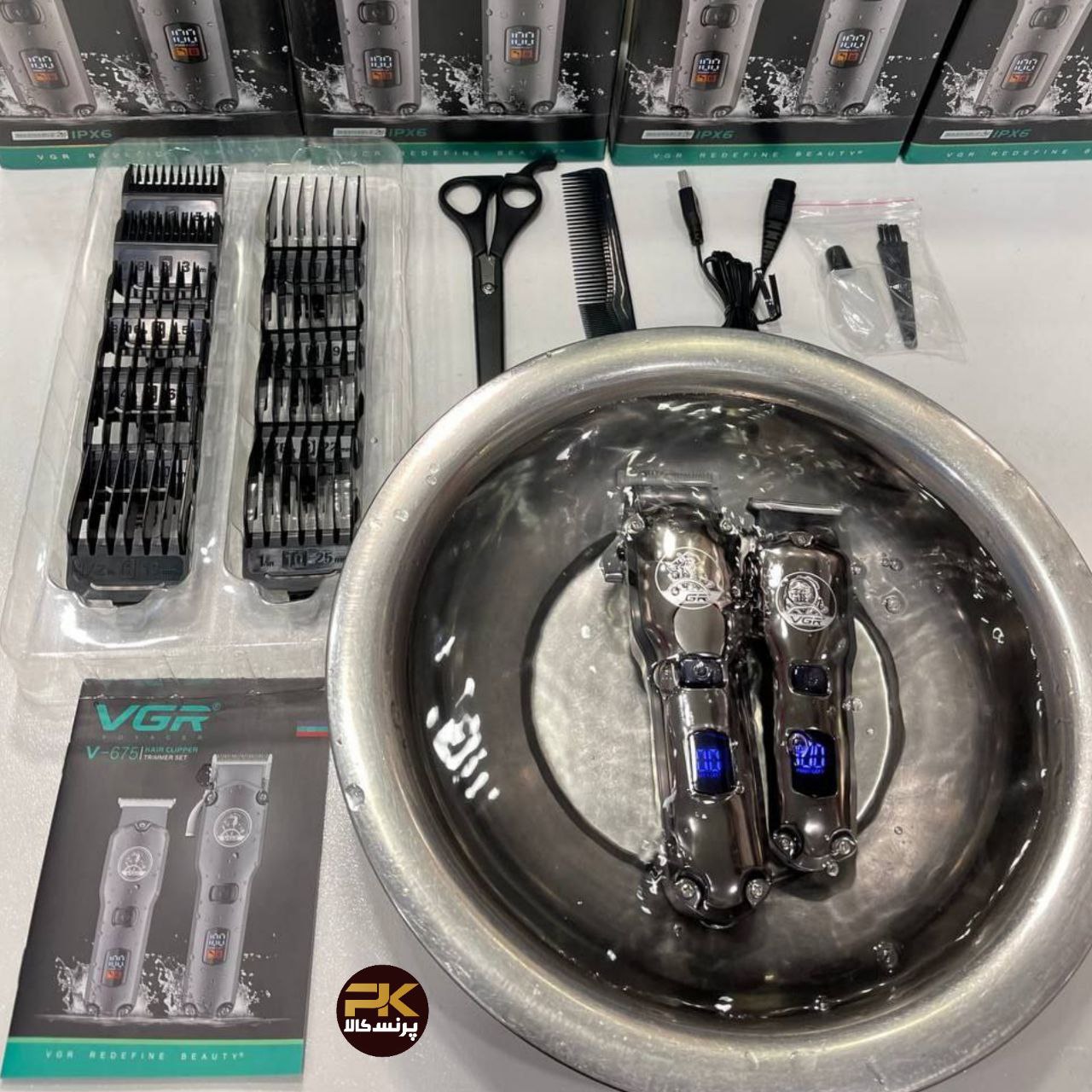 ست ماشین اصلاح وی جی ار مدل VGR V-675 - فروشگاه اینترنتی پرنس کالا